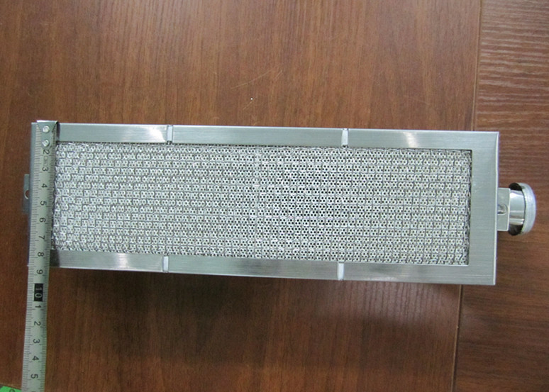 Circular Air Inlet Ceramic Infrared Gas Burner Aluminum Plate For BBQ Grill