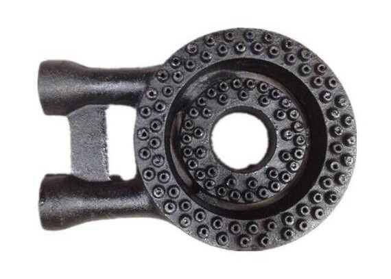 Inlet Tube Built - In Cast Iron Gas Burner , 180 MM Cast Iron Double Burner